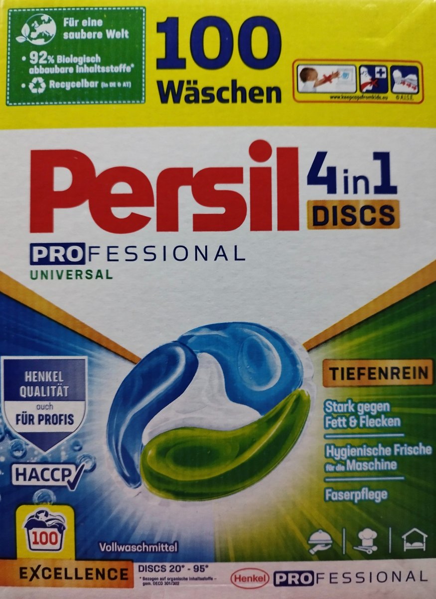 Persil PROFESSIONAL UNIVERSAL 4in1 kapsułki 2x50 szt. 2,5 kg DE ...