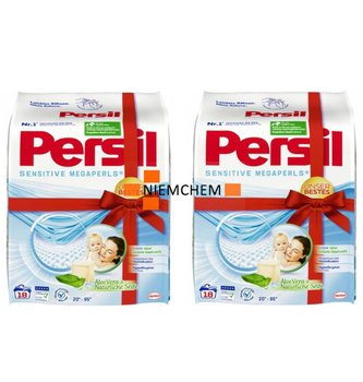 Persil Sensitive Megaperls Proszek Prania Zestaw 2 x 18pr 1,332kg ...