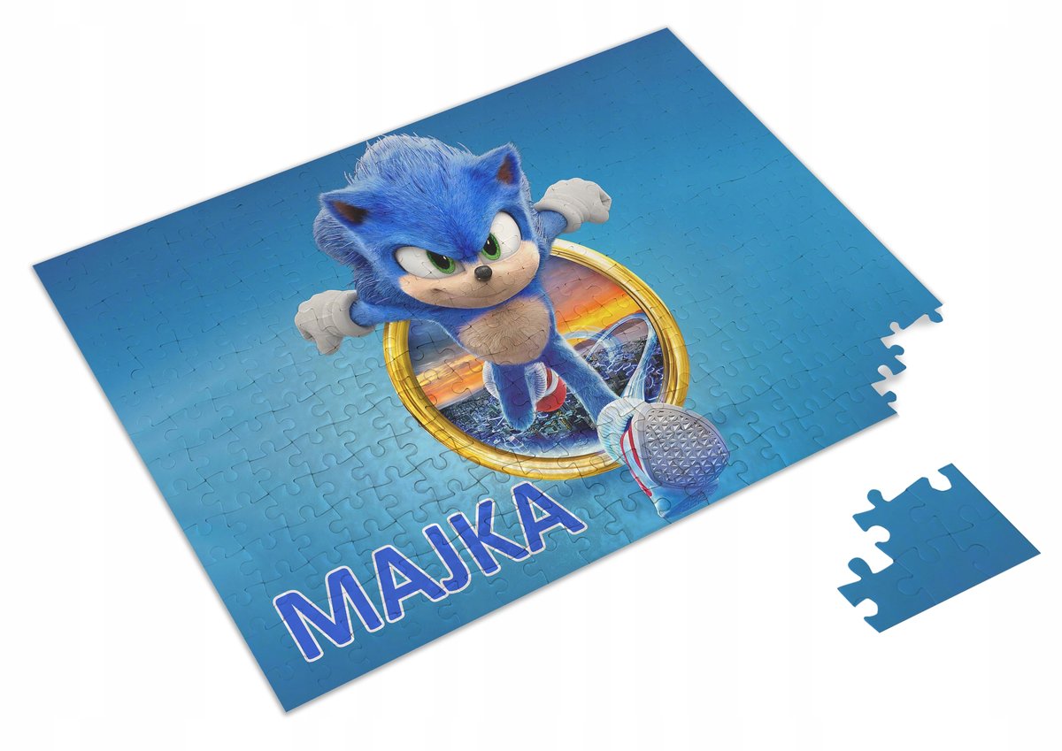 PERSONALIZOWANE PUZZLE SONIC Jeżyk A4 120el #3 - Atram | Sklep EMPIK.COM