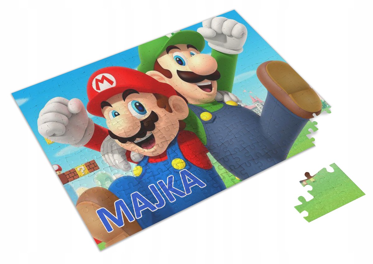 PERSONALIZOWANE PUZZLE SUPER MARIO A4 120 el. #2 - Atram | Sklep EMPIK.COM