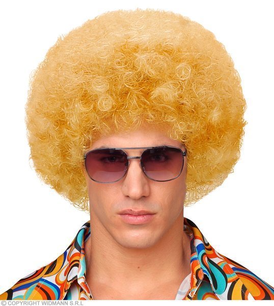 PERUKA AFRO DISCO BLOND - Widmann | Przyjęcia i okazje w Sklepie EMPIK.COM