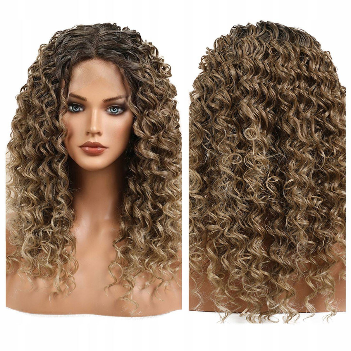 Peruka afro loki brąz lace front | Sklep EMPIK.COM