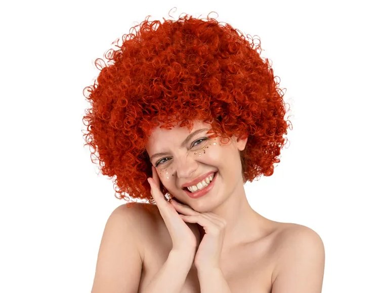 Peruka afro rudy - Inna marka | Przyjęcia i okazje w Sklepie EMPIK.COM