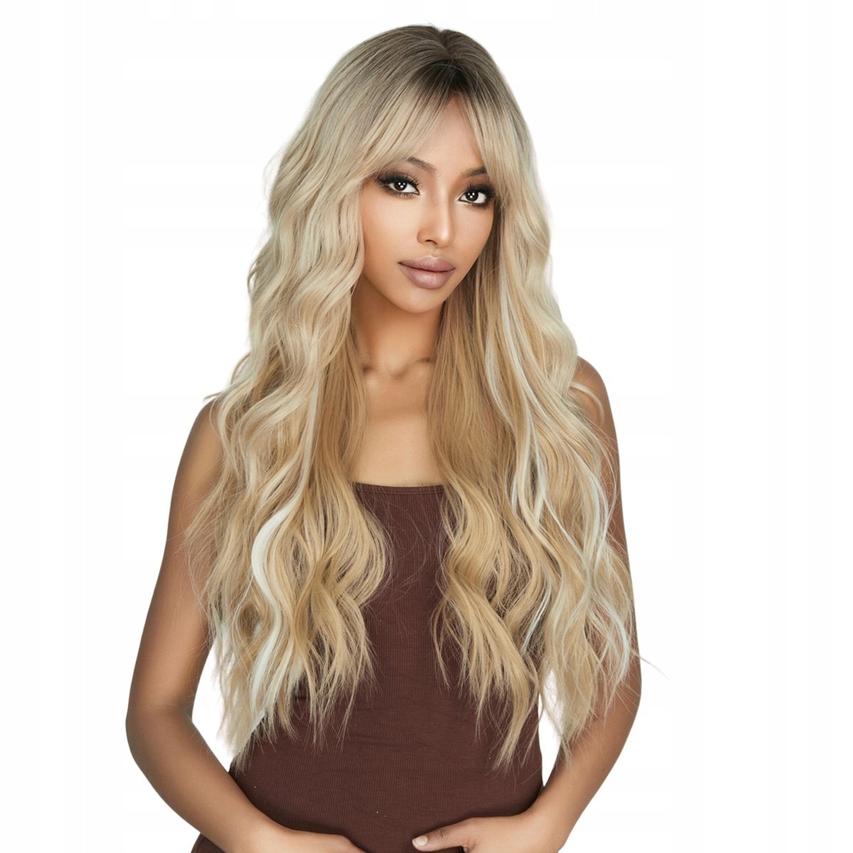 Peruka blond ombre peruki damskie Jak naturalna | Sklep EMPIK.COM