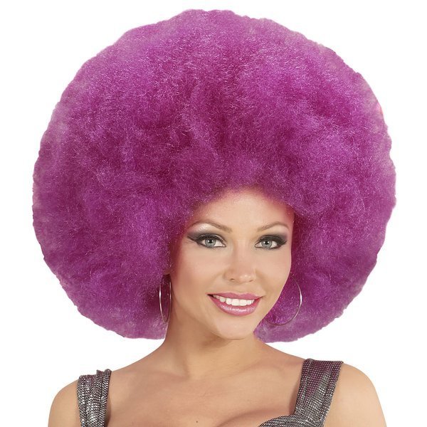 Peruka Disco Afro Fioletowa - Widmann | Przyjęcia i okazje w Sklepie EMPIK.COM