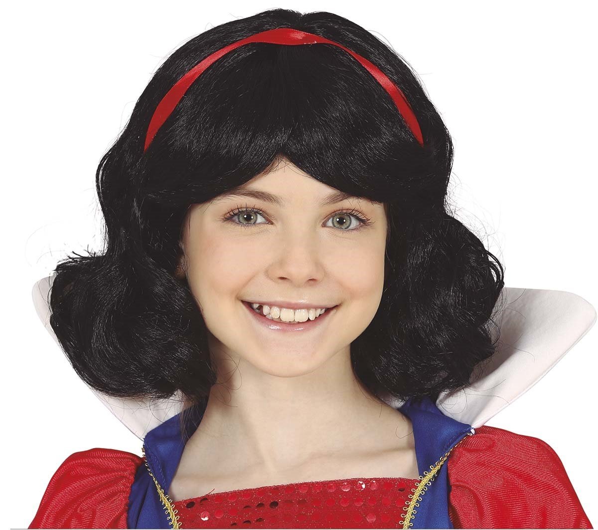 Peruka dziecięca "Królewna Śnieżka" - Guirca | Przyjęcia i okazje w ...