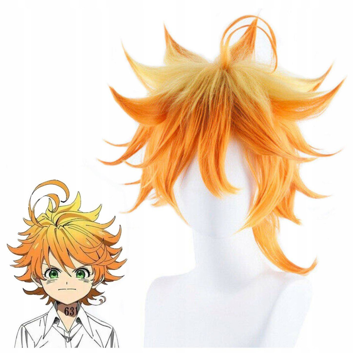 Peruka Emma Yakusoku no Neverland anime - Luvu | Przyjęcia i okazje w ...