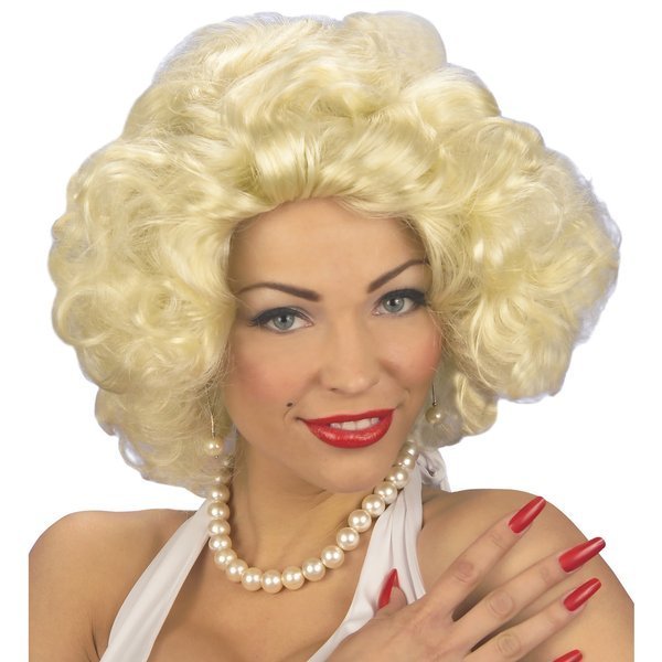 Peruka Gwiazda Lat 50 Blond - Widmann | Przyjęcia i okazje w Sklepie EMPIK.COM