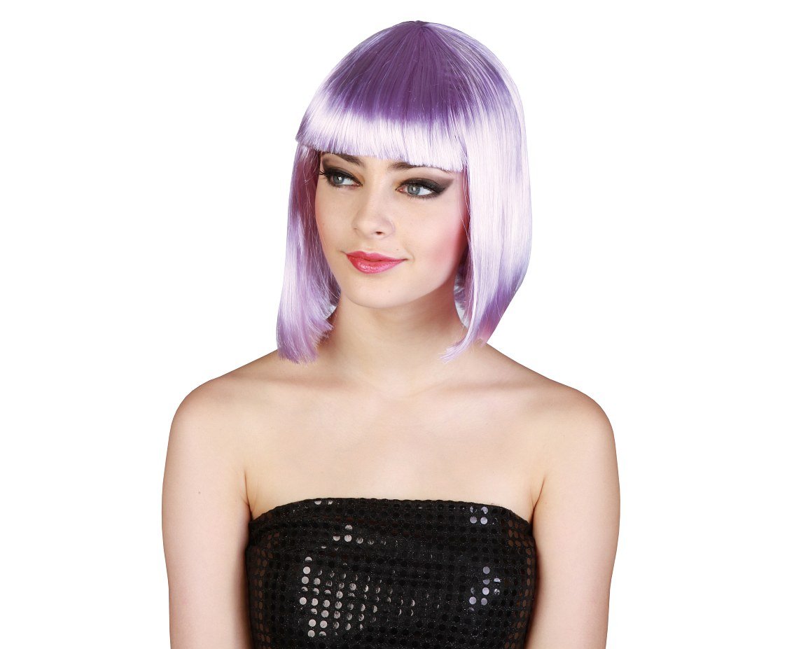 Peruka Pop star, fioletowa - Inna marka | Przyjęcia i okazje w Sklepie EMPIK.COM