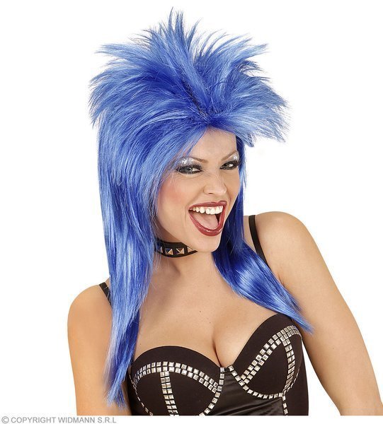 Peruka Rockowa Gwiazda Niebieska - Widmann | Przyjęcia i okazje w Sklepie EMPIK.COM