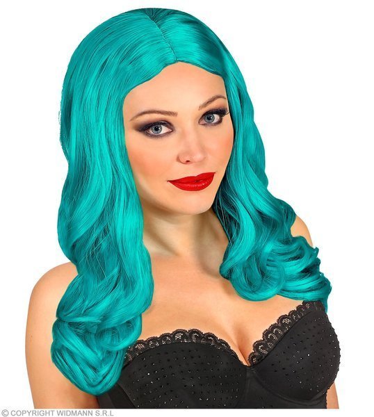 PERUKA ROXY NIEBIESKA - Widmann | Przyjęcia i okazje w Sklepie EMPIK.COM
