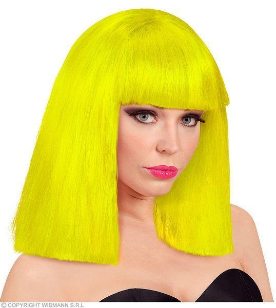 PERUKA SHOWGIRL ŻÓŁTA - Widmann | Przyjęcia i okazje w Sklepie EMPIK.COM