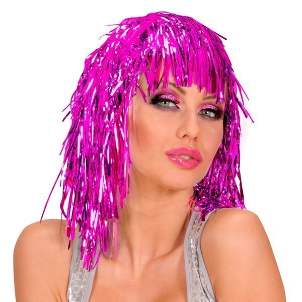 Peruka Z Lamety Fioletowa - Widmann | Przyjęcia i okazje w Sklepie EMPIK.COM