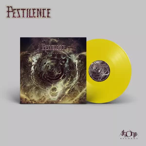 Pestilence: E X, T, V M Numbered Plastic Head Exclusive Yellow Vinyl ...