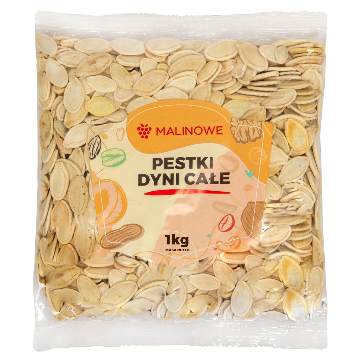 Pestki dyni całe 1kg - Malinowe | Sklep EMPIK.COM