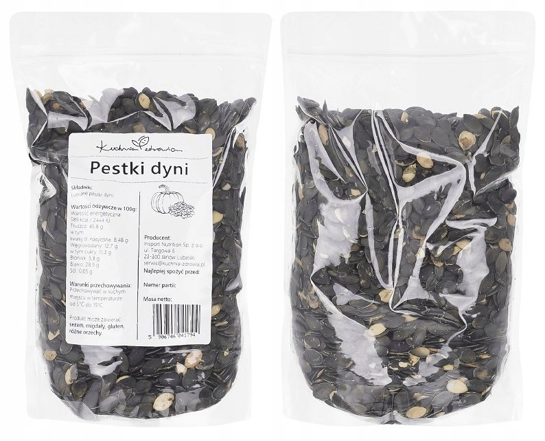 Pestki dyni Łuskane KUCHNIA ZDROWIA 1KG - Kuchnia Zdrowia | Sklep EMPIK.COM