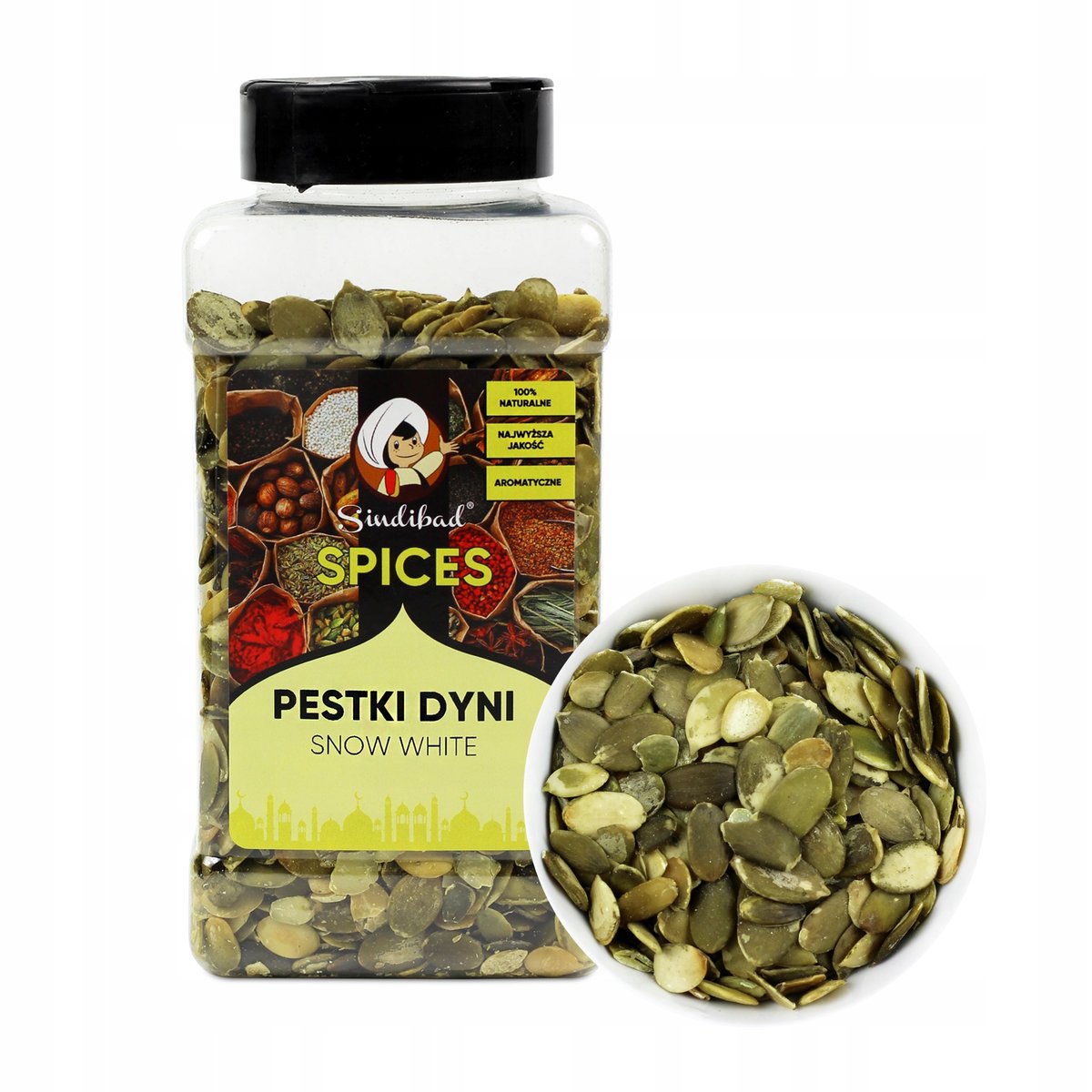 PESTKI DYNI SNOW WHITE ŁUSKANE 500g Sindibad - inna (Inny) | Sklep EMPIK.COM