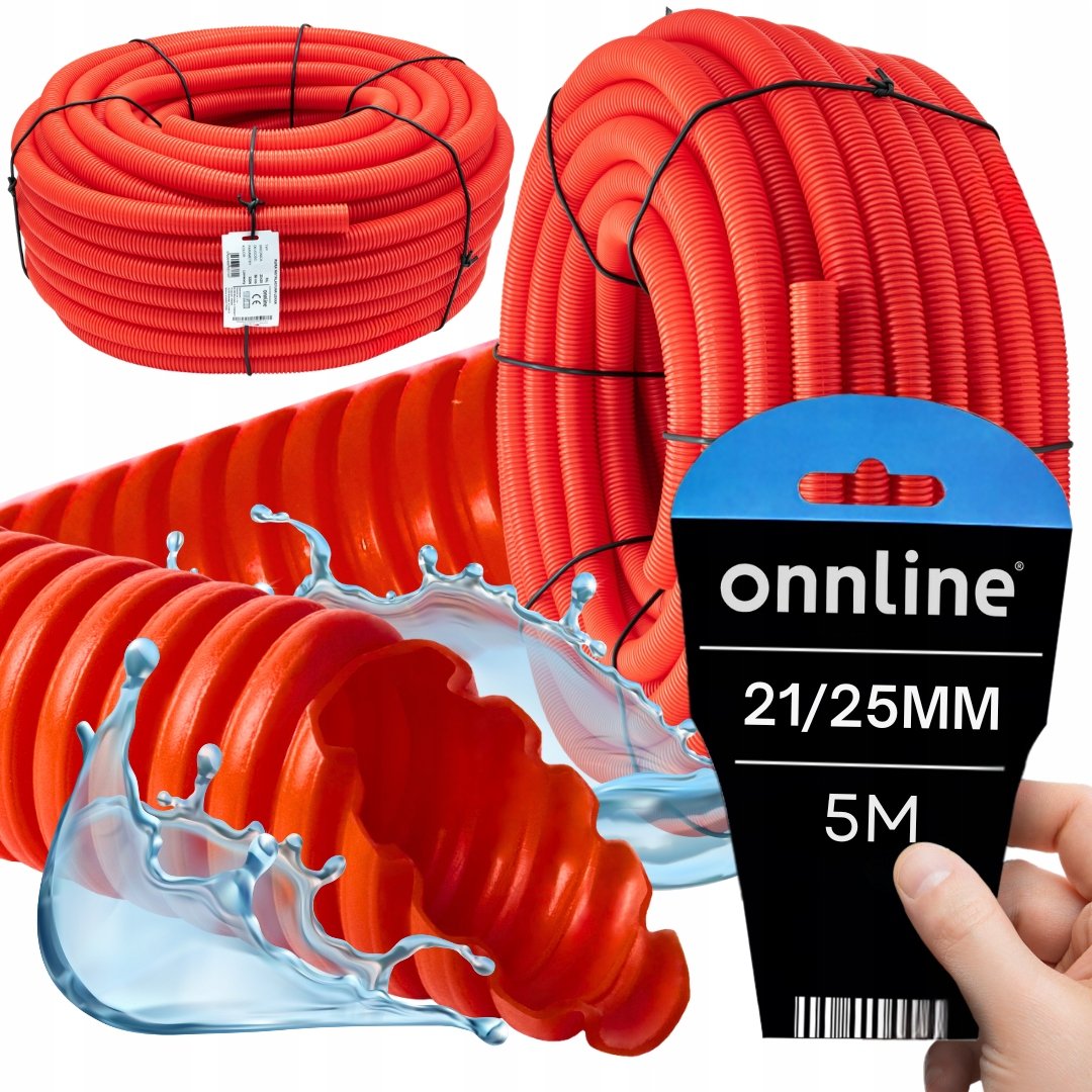 PESZEL DO ZIEMI KABLI RURA KARBOWANA OSŁONOWA ZIEMNA HD-PE 320N 21/25MM ...