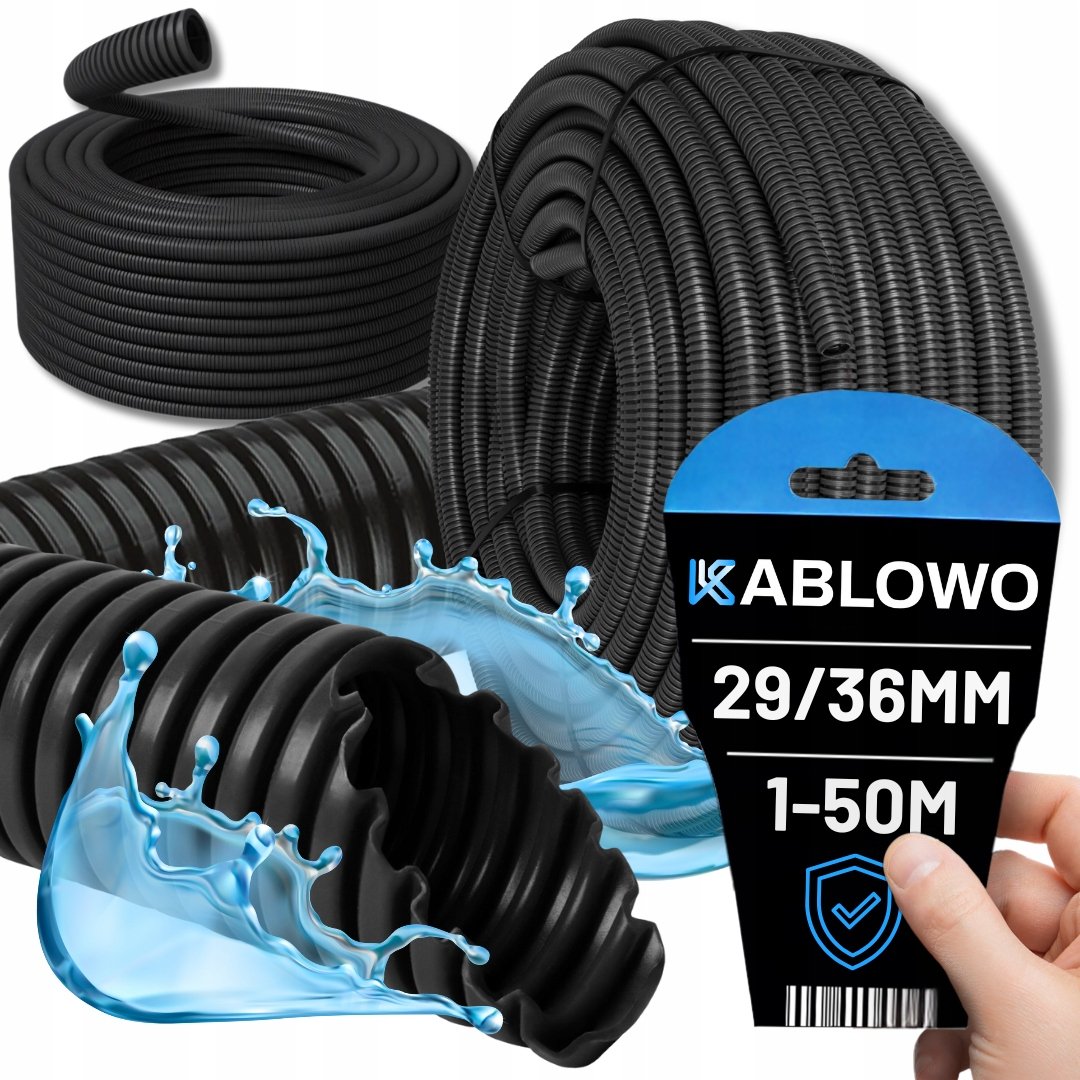PESZEL DO ZIEMI KABLI RURA KARBOWANA OSŁONOWA ZIEMNA PE-HD 320N 29/36MM ...