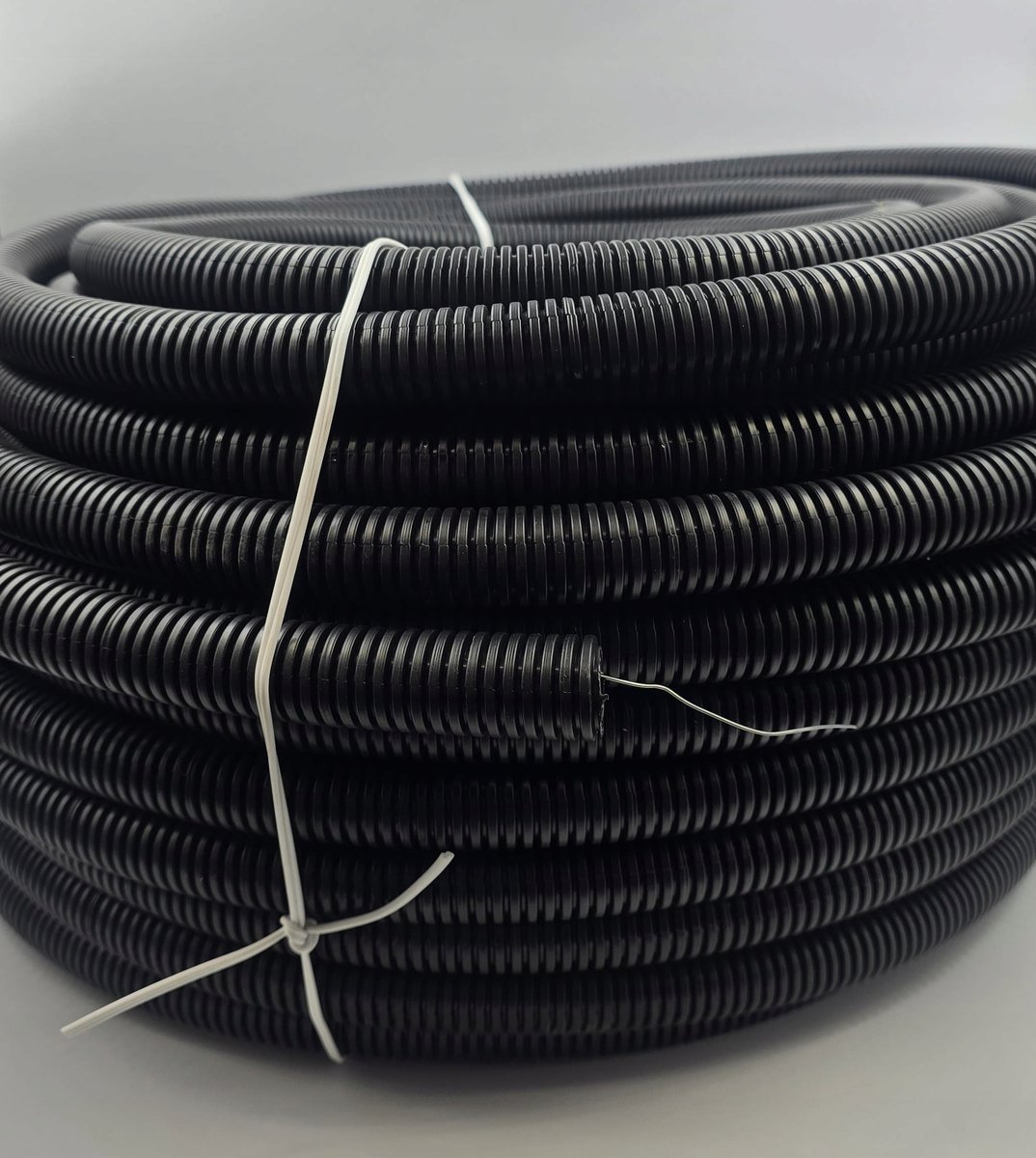Peszel z pilotem, rura karbowana do kabla PCV Fi 20mm 750N, długość 50m ...