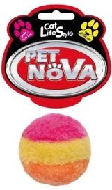 Pet Nova Zabawka dla Kota Pluszowa Piłka Kolorowa 4cm - PET NOVA ...
