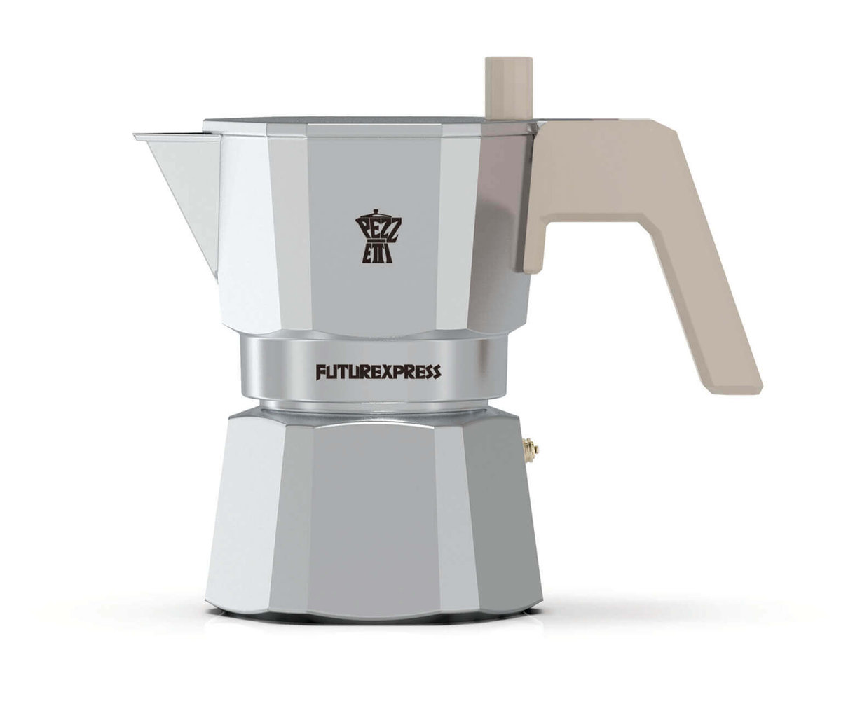 PEZZETTI FUTUREXPRESS Aluminiowa kawiarka (1 filiżanka) - Srebrny ...