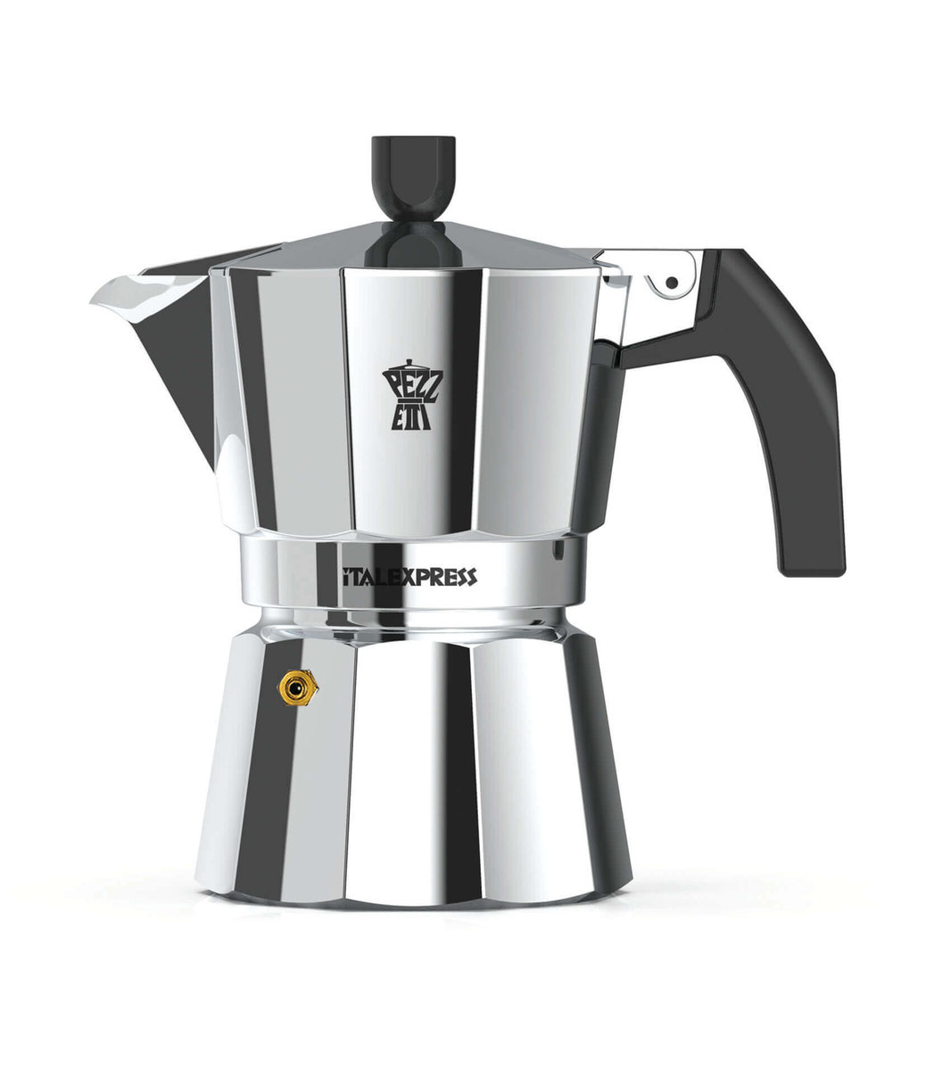 PEZZETTI ITALEXPRESS Aluminiowa kawiarka (3 filiżanki) - Srebrny ...