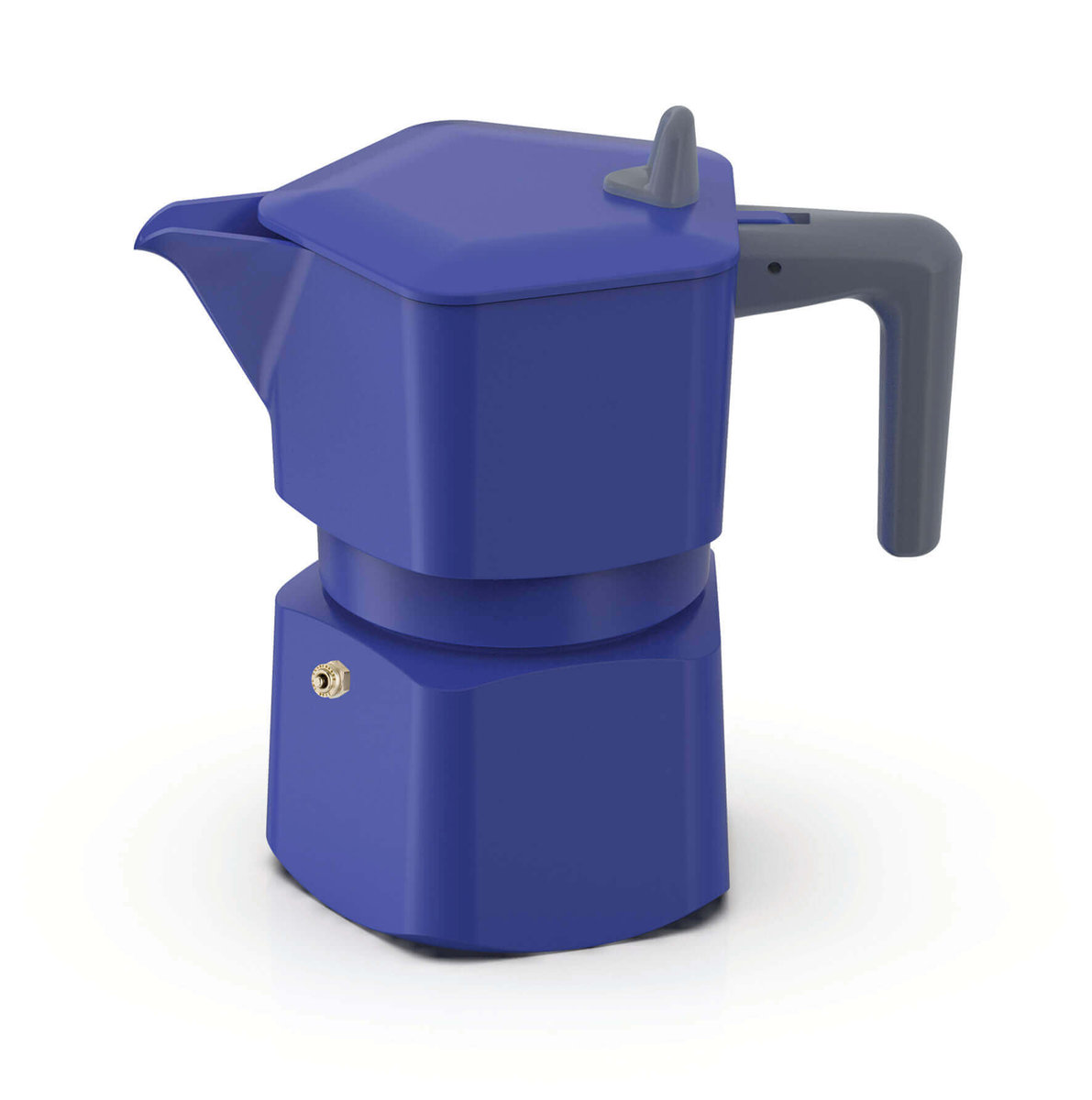 PEZZETTI PENTAEXPRESS Emaliowana kawiarka (3 filiżanki) - Granatowy ...