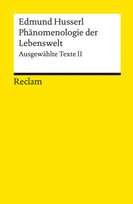 Phänomenologie der Lebenswelt - Reclam, Ditzingen | Książka w Empik
