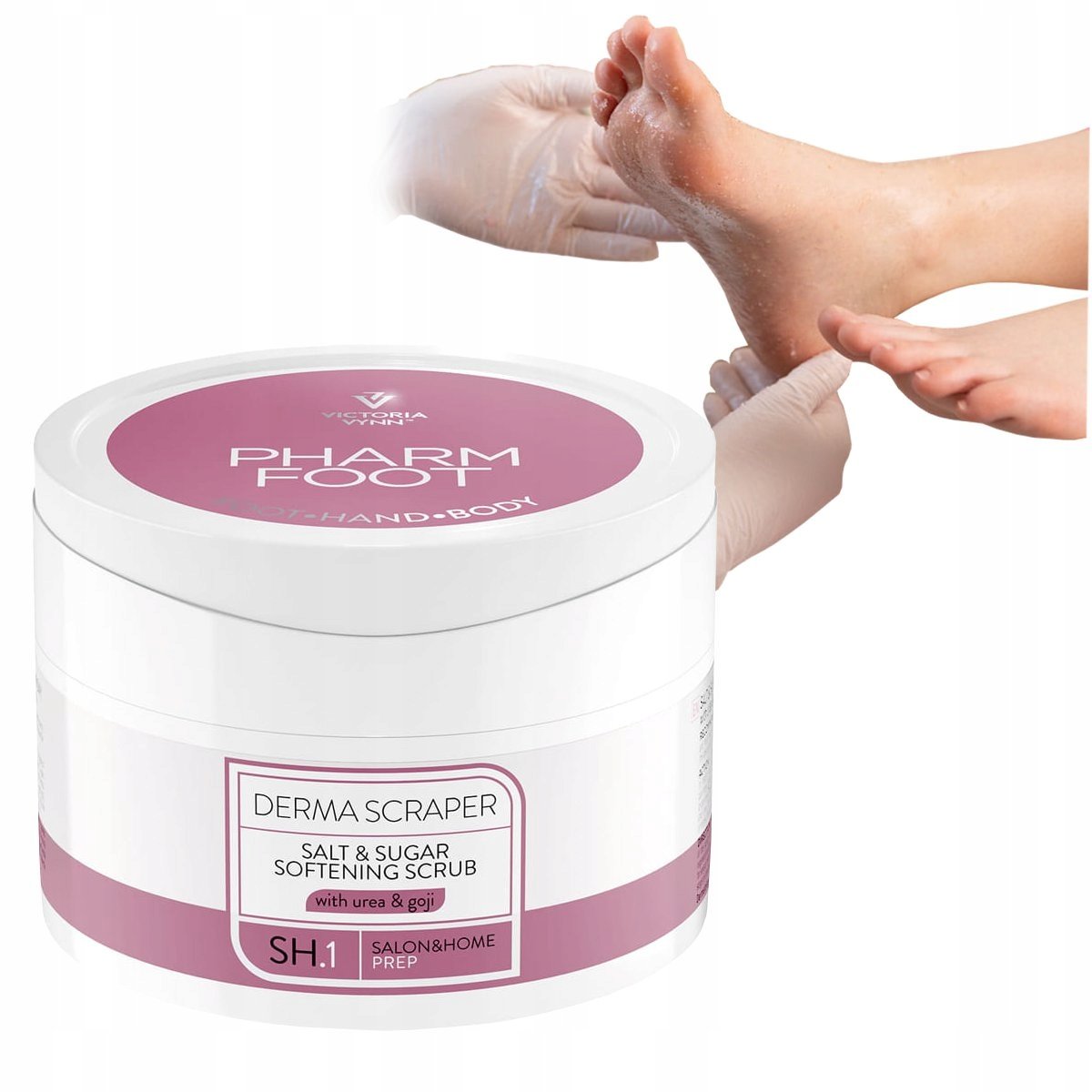 Pharm Foot Derma Scraper Peeling Solno-Cukrowy Z Mocznikiem 200 G ...