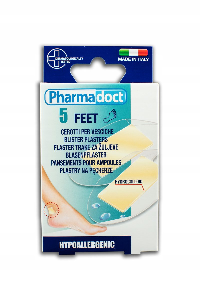 Pharmadoct, Plastry Hydrokoloidowe Na Pęcherze, 5 Sztuk | Sklep EMPIK.COM