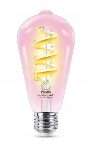 Philips Smart filament E27 ST64 6,3 W (40 W) RGBW - Philips | Sklep ...