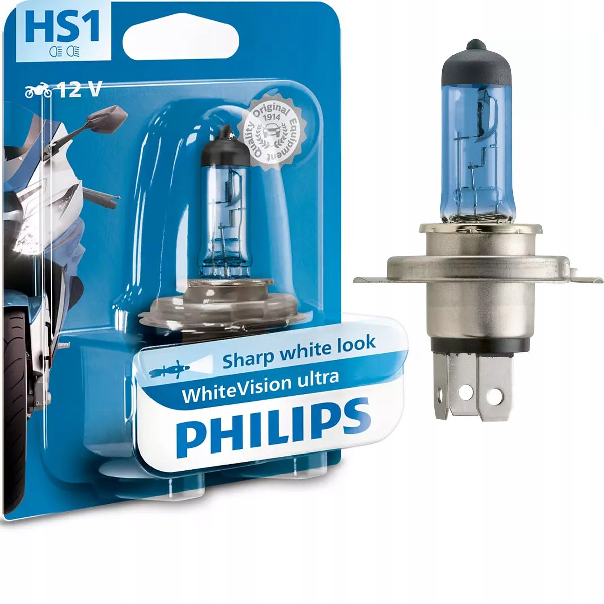 Philips White Vision Ultra Moto HS1 12V 55W - Philips | Motoryzacja EMPIK