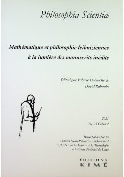 Philosophia Scientiae Vol 25 Cahier 2 - Opracowanie zbiorowe | Książka ...