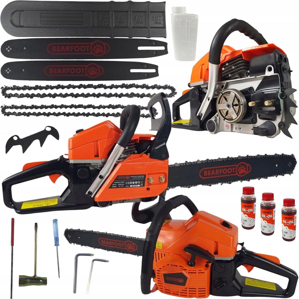 Pi a spalinowa pilarka a cuchowa 5,5KM MOCNA - Bearfoot | Sklep EMPIK.COM