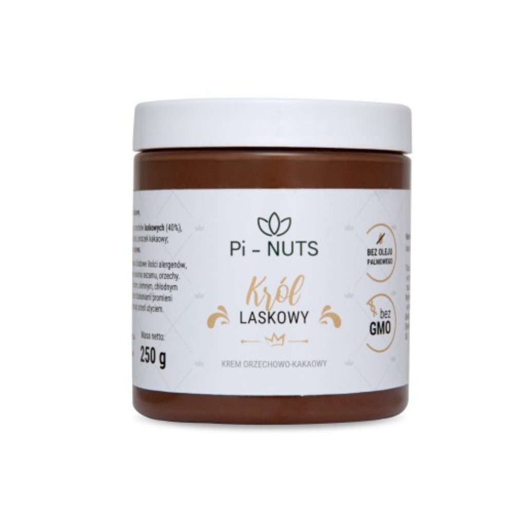 Pi-nuts krem orzech.-kakaowy "Król laskowy" 250g - Pi-nuts | Sklep EMPIK.COM