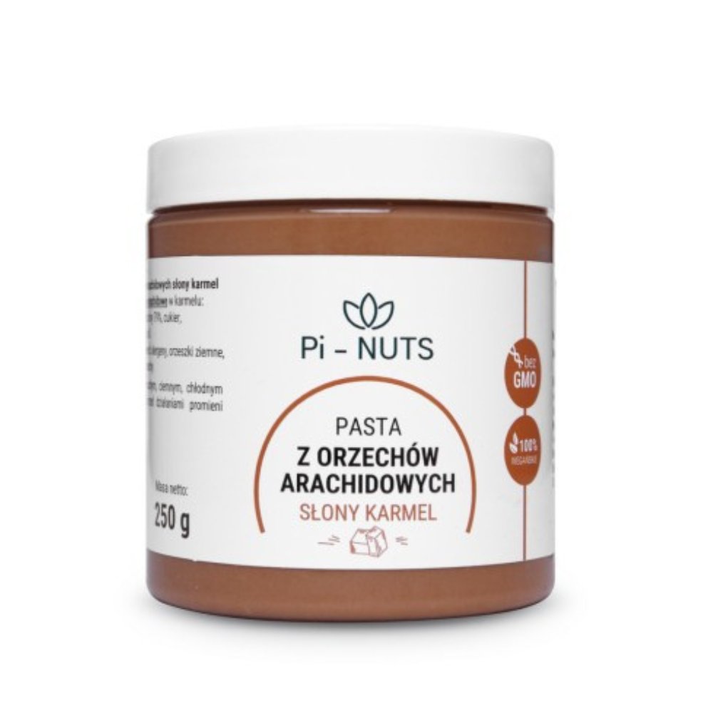 Pi-nuts Pasta z arachidów słony karmel 250g - Pi-nuts | Sklep EMPIK.COM