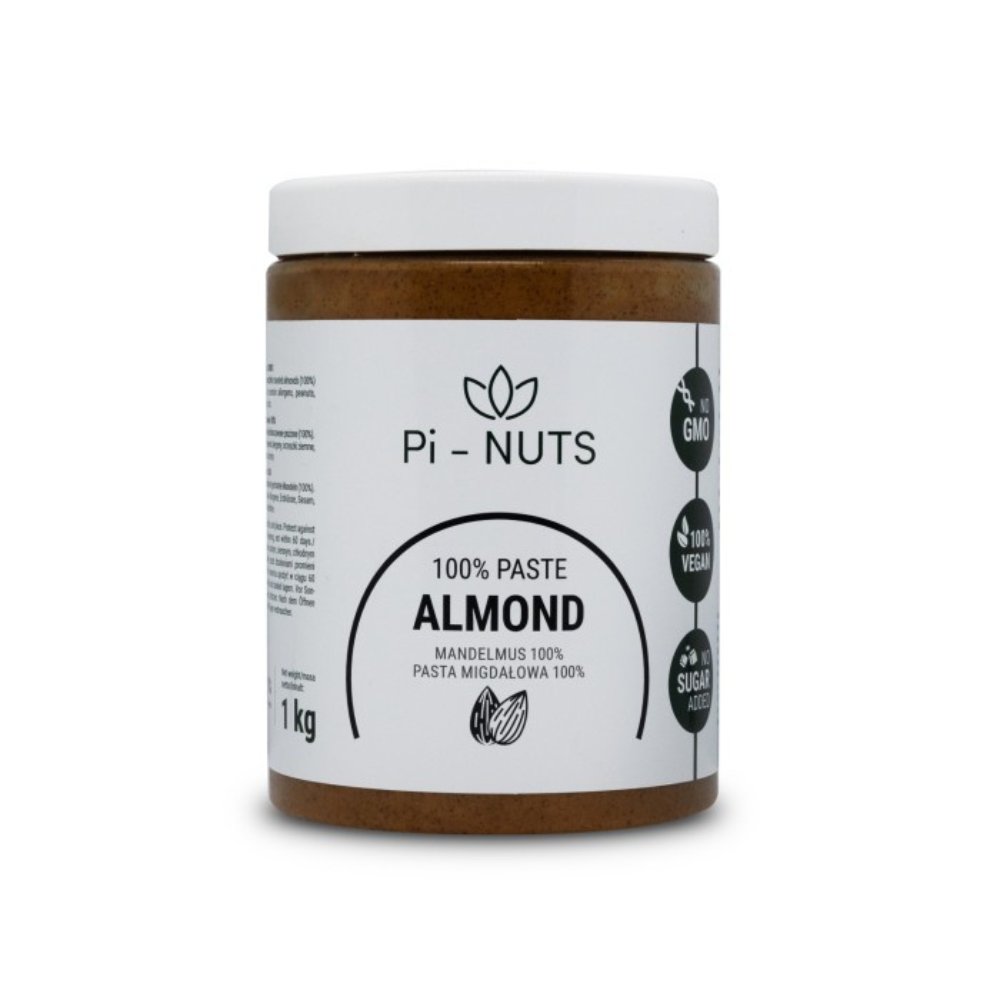 Pi-nuts Pasta z prażonych migdałów 100% 1kg - Pi-nuts | Sklep EMPIK.COM