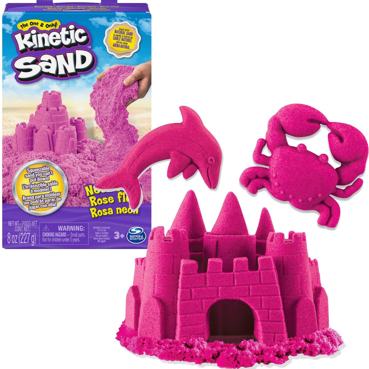 Piasek kinetyczny Kinetic Sand różowy 227 g - Inna marka | Sklep EMPIK.COM