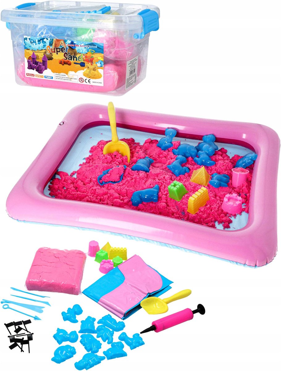 Piasek Kinetyczny Mega Zestaw Basen Piaskownica Xl - Inna marka | Sklep ...