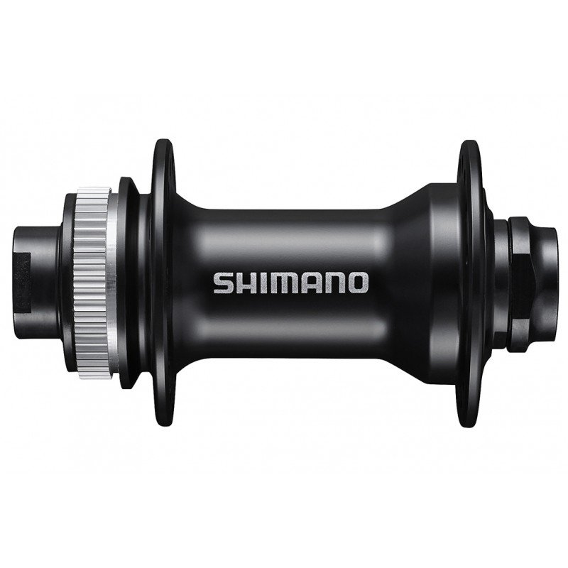 Piasta przednia alu. 32H, TARCZA Center Lock, QR15, czarna /Shimano HB-MT400 15x110mm/ - Shimano ...