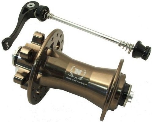 Piasta rowerowa przednia brązowa 36H MTB trekking Novatec D811SB ...