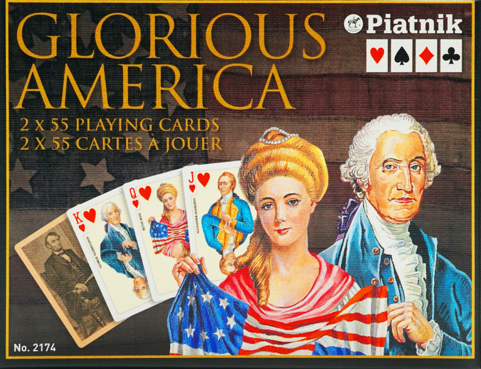 Piatnik, karty do gry, LUX Glorious America - Piatnik | Sklep EMPIK.COM