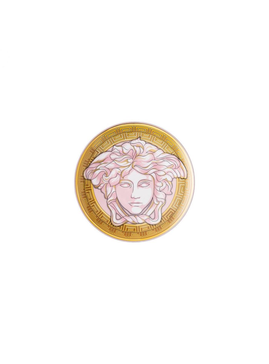 Piatto Pane VERSACE Medusa Amplified Pink Coin 17cm 19335-403759-10217 ...