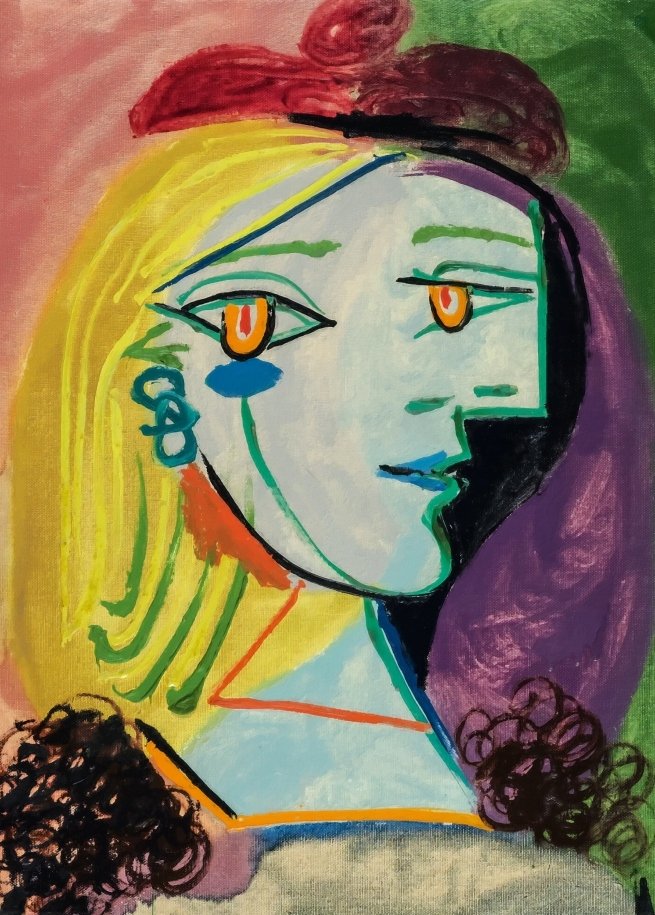 PICASSO Maria Teresa PLAKAT 21x30 cm grafika art styl portret sztuka ...