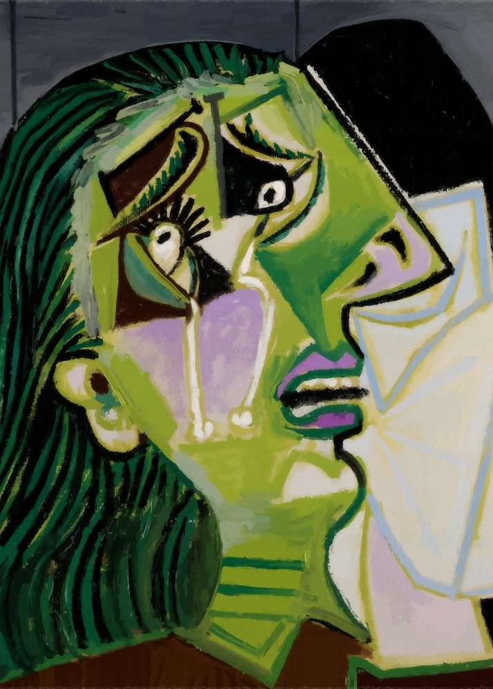 PICASSO Płacząca kobieta PLAKAT 30x40cm grafika portret art malarstwo ...