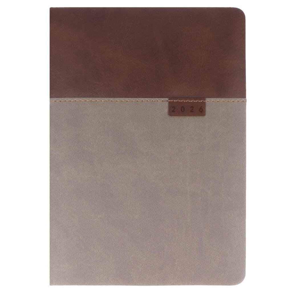 PICO * A5 dzienny BRĄZOWY / BRĄZOWY PI12 kalendarz książkowy - Pico ...
