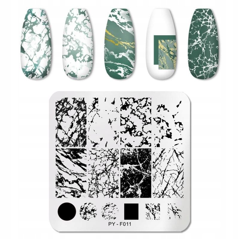 PICT YOU - Blaszka do Stempli - PY-F011 - MARMUREK | Sklep EMPIK.COM
