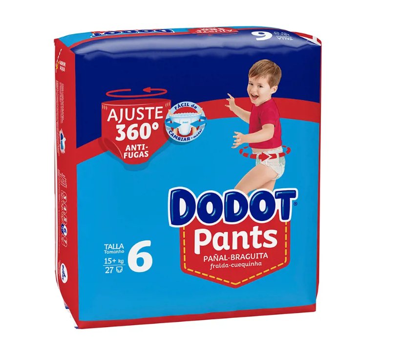 Pieluchomajtki Dodot pants 6, 15+kg, 27szt - Dodot | Sklep EMPIK.COM