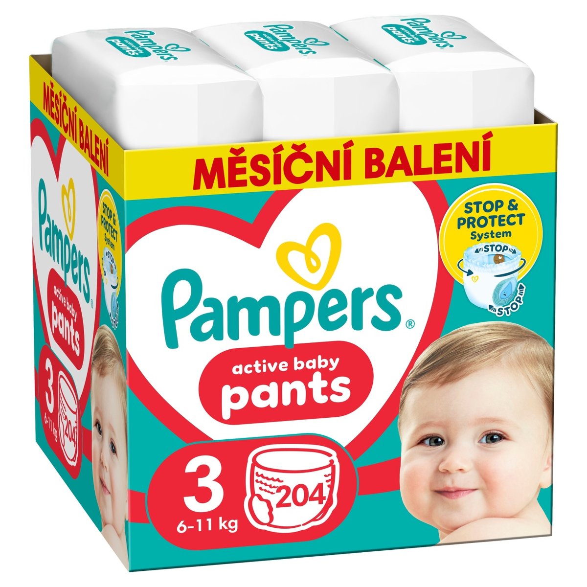 Pieluchomajtki PAMPERS Pants 3 (204 szt.) - Inna marka | Sklep EMPIK.COM